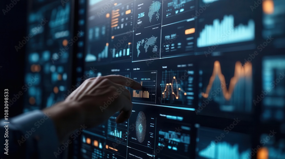 Digital Transformation Supply Chain, Interactive supply chain interface ...