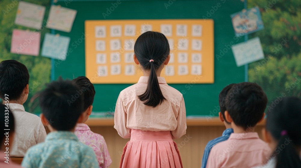 Students in Classroom Learning from Teacher with Focus on Educational ...