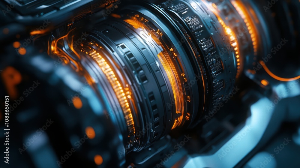 electric vehicle motor close-up, showcasing advancements in EV ...