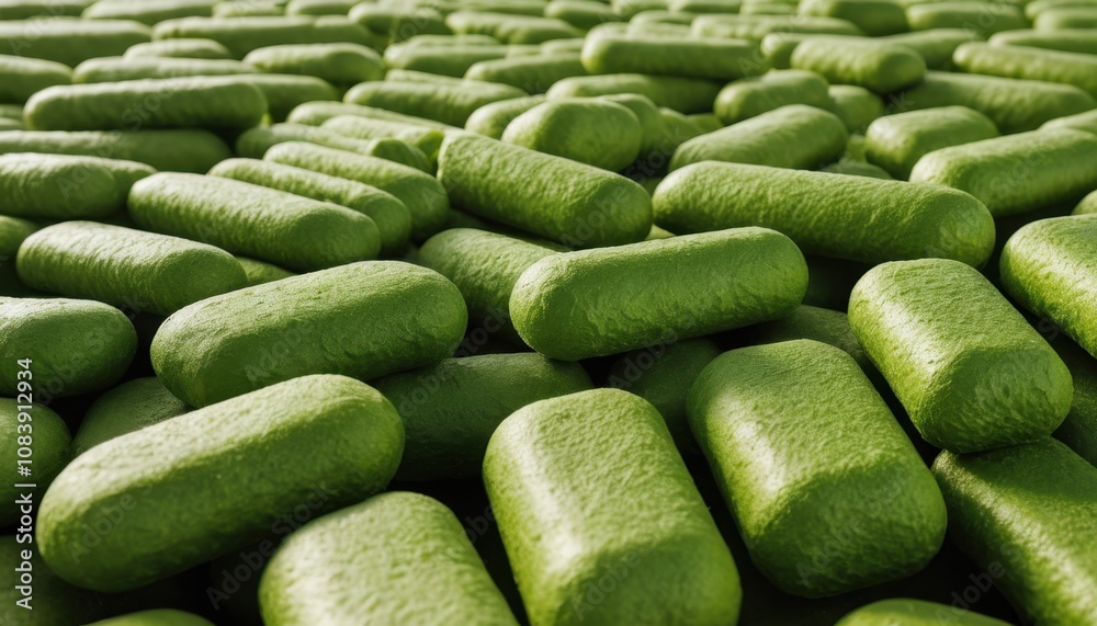 Green packaging solutions using algae-based bioplastics Stock ...