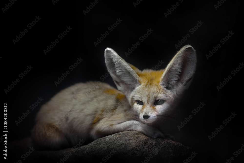 Poster Fennec fox the dark night – Wall Art | UkPosters