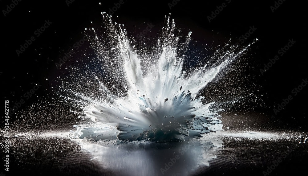 smoke, liquid, explosion, white, popping, moment, splattering, art ...