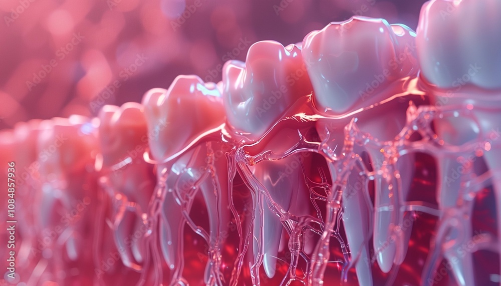 Photos of dental nerves, condition of nerves during toothache, painful ...