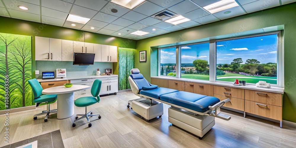 Architectural Photography of a Modern Medical Facility Featuring a ...