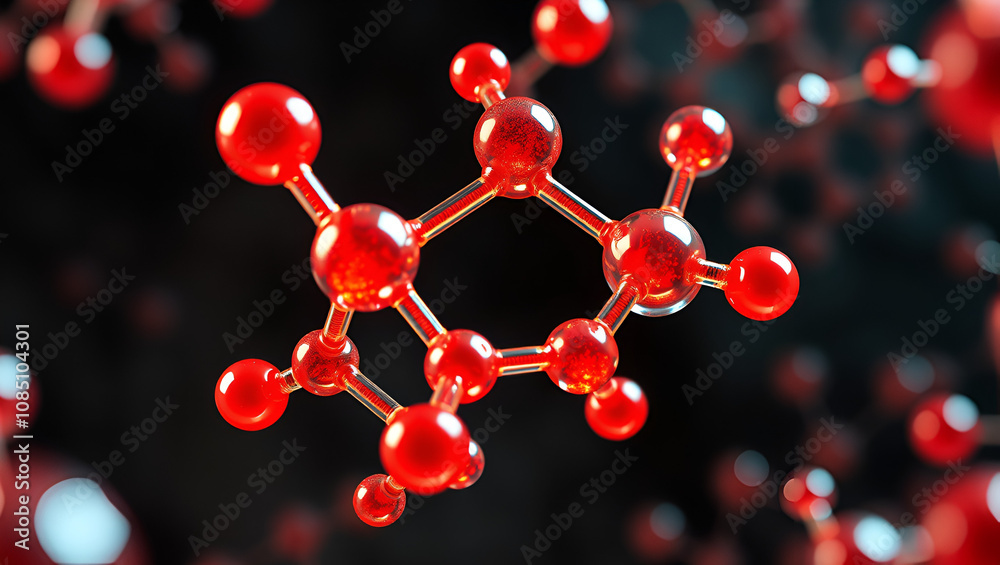 polyether ether ketone molecular structure 3d, peek, structural ...