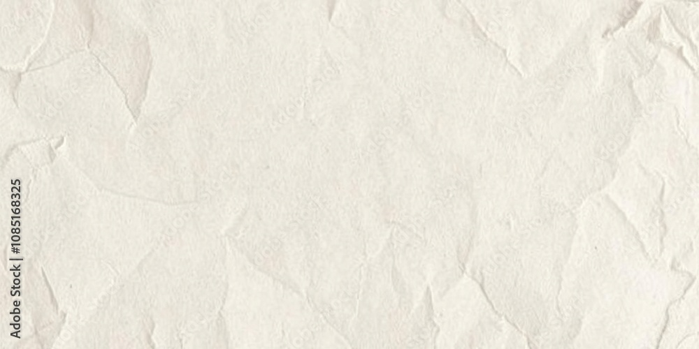 Faded and worn paper texture with deep folds and wrinkles, paper ...