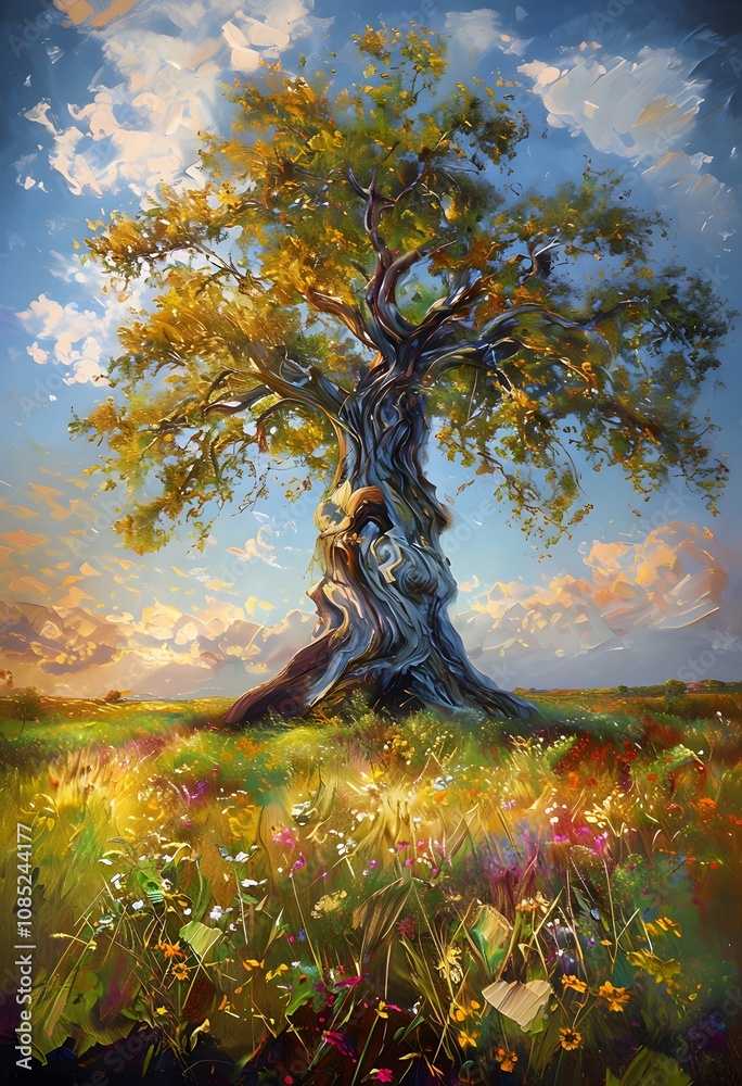 Tree of the Knowledge of Good and Evil, Genesis Illustration Stock ...