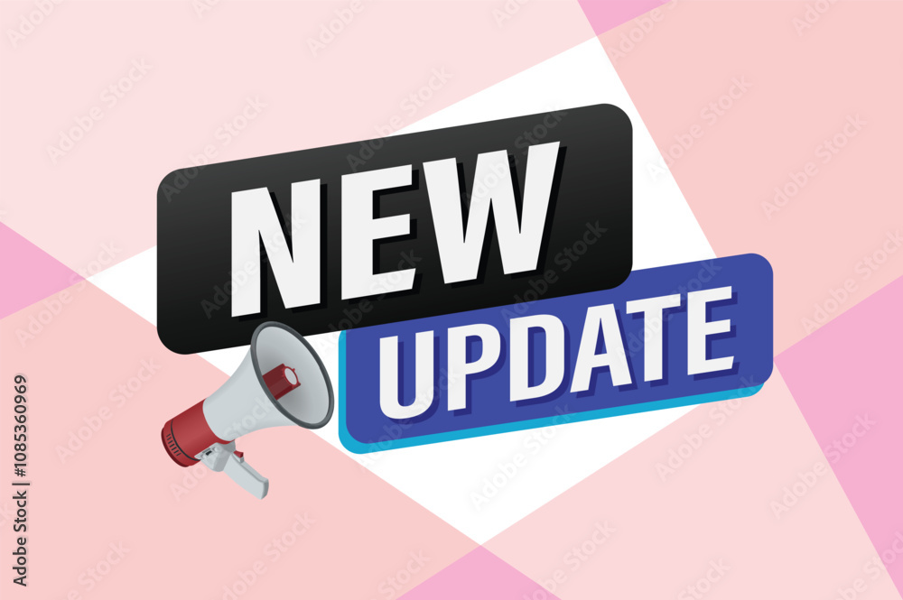 new update poster banner graphic design icon logo sign symbol social ...