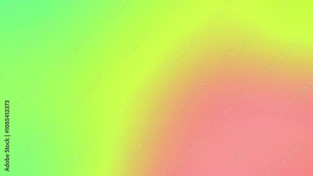 Gradient color transition in abstract motion background. Vibrant abstract gradient animation ...