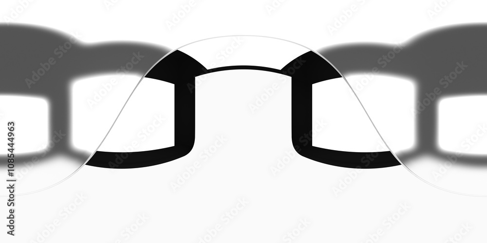 3d render image of panoramic 360 view equirectangular hdri studio ...