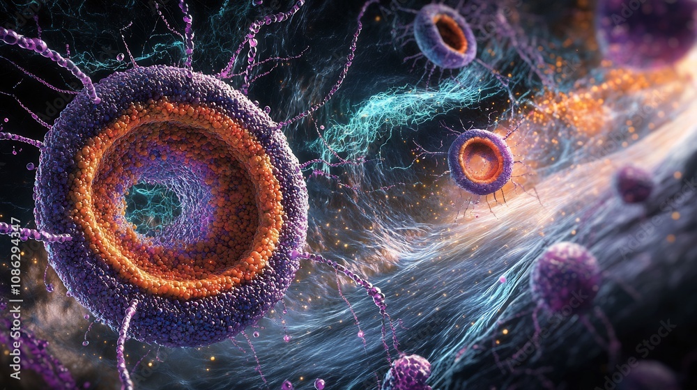 Centrosome function organization depicted in a comprehensive biology ...