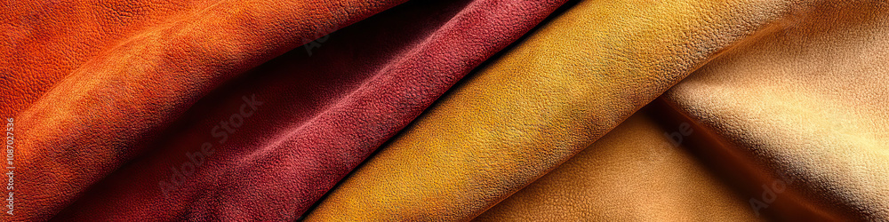 A nubuck textile sample, with a subtle velvety touch and a soft matte ...