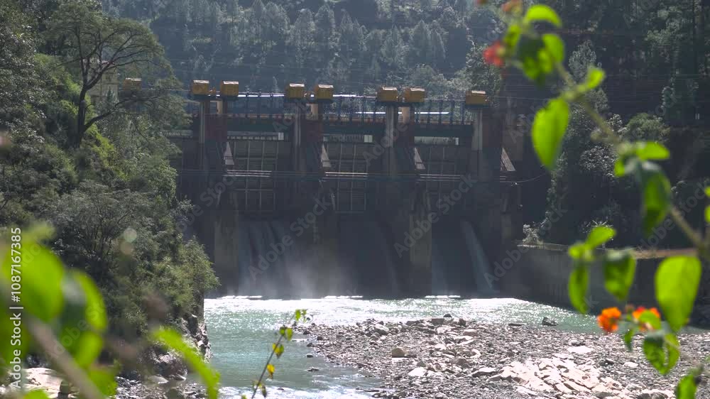 Maneri Dam on Bhagirathi River, Concrete Gravity Dam in Uttarkashi ...
