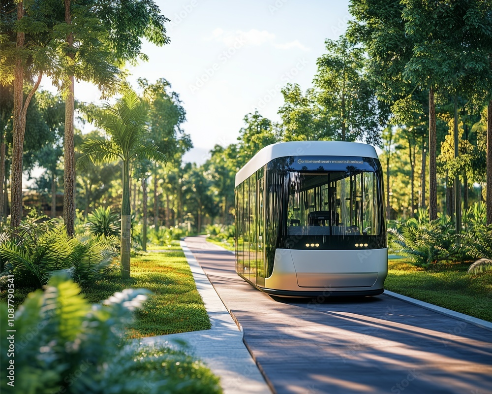 Seamless Travel Networks capturing an autonomous shuttle bus operating ...