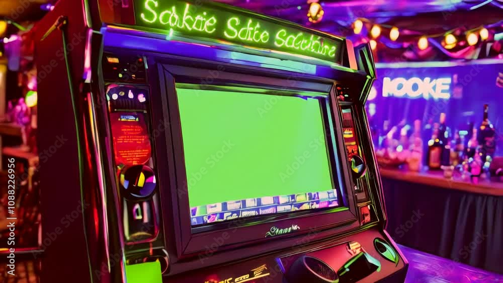 Top 10 Stunning Green Screen Arcade Machine Backgrounds: Vibrant Neon ...