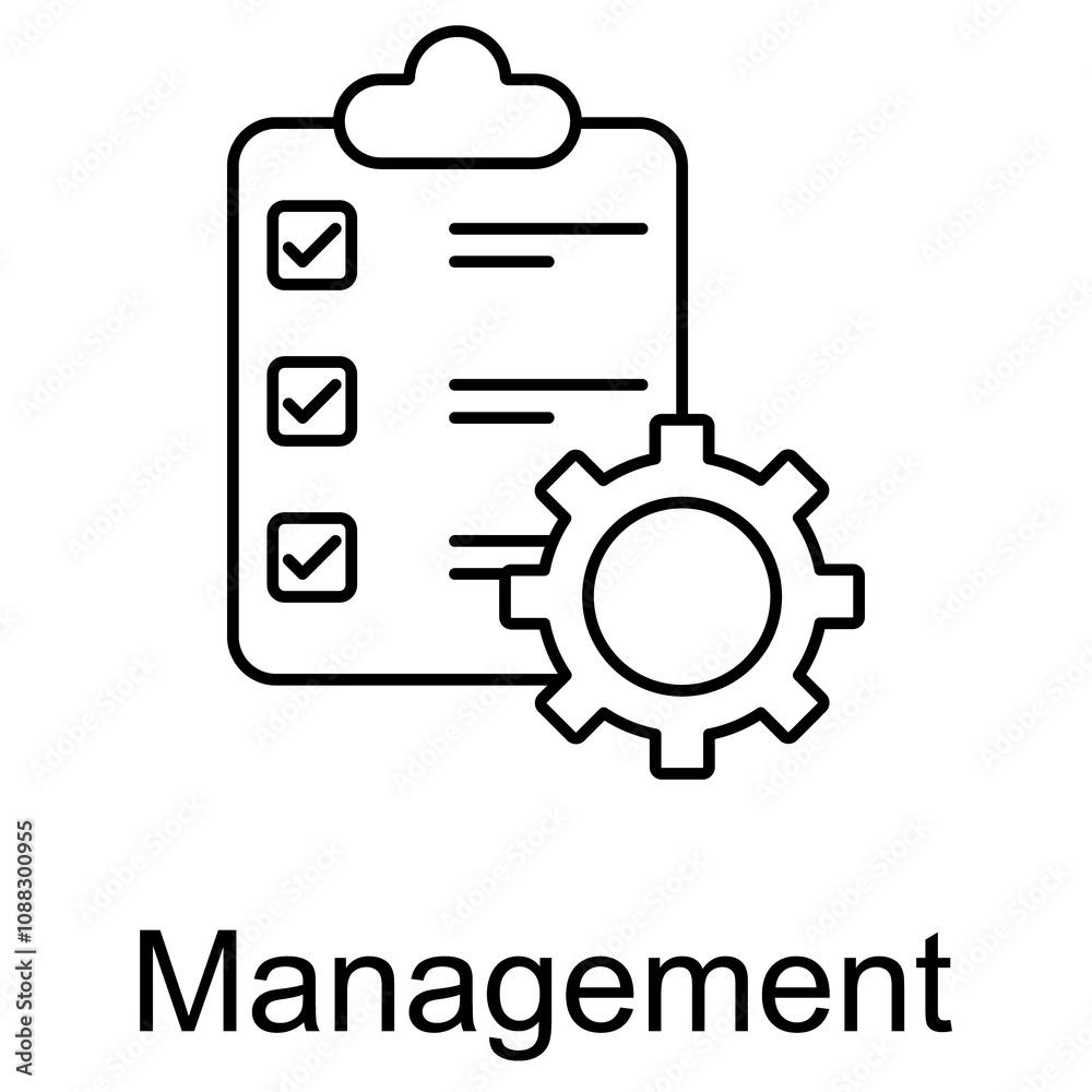 Management Icon, Effective Leadership The Core of Management ...