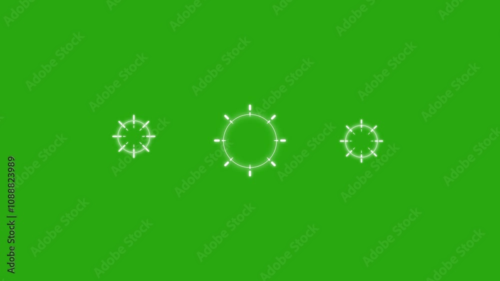 Animation of Circle Burst, fireworks. Motion Graphics, Pop-up line ...