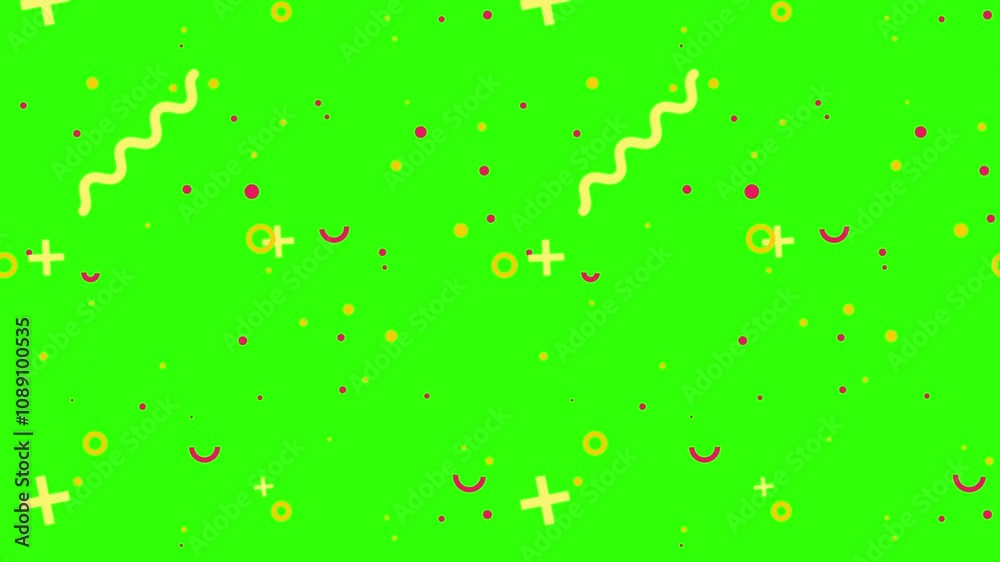 Random Pattern on Green Screen Background Video Loop – Perfect for ...