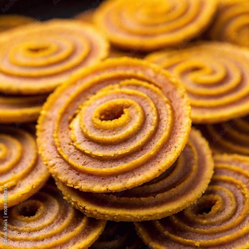 Traditional Diwali Food: A pop art-inspired medium shot at eye level ...