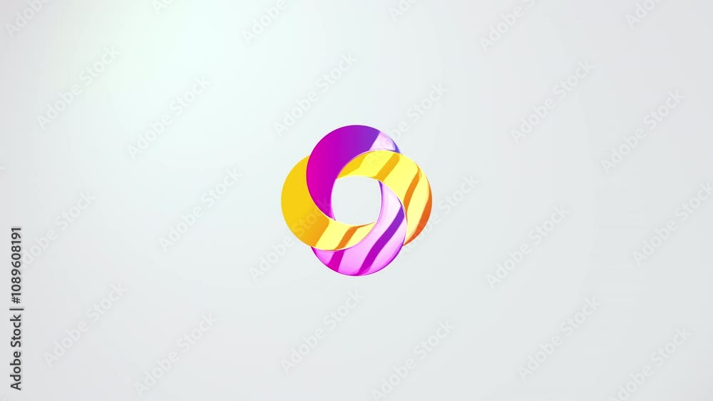 creative 3d new logo reveal animation template, Water electric splash ...