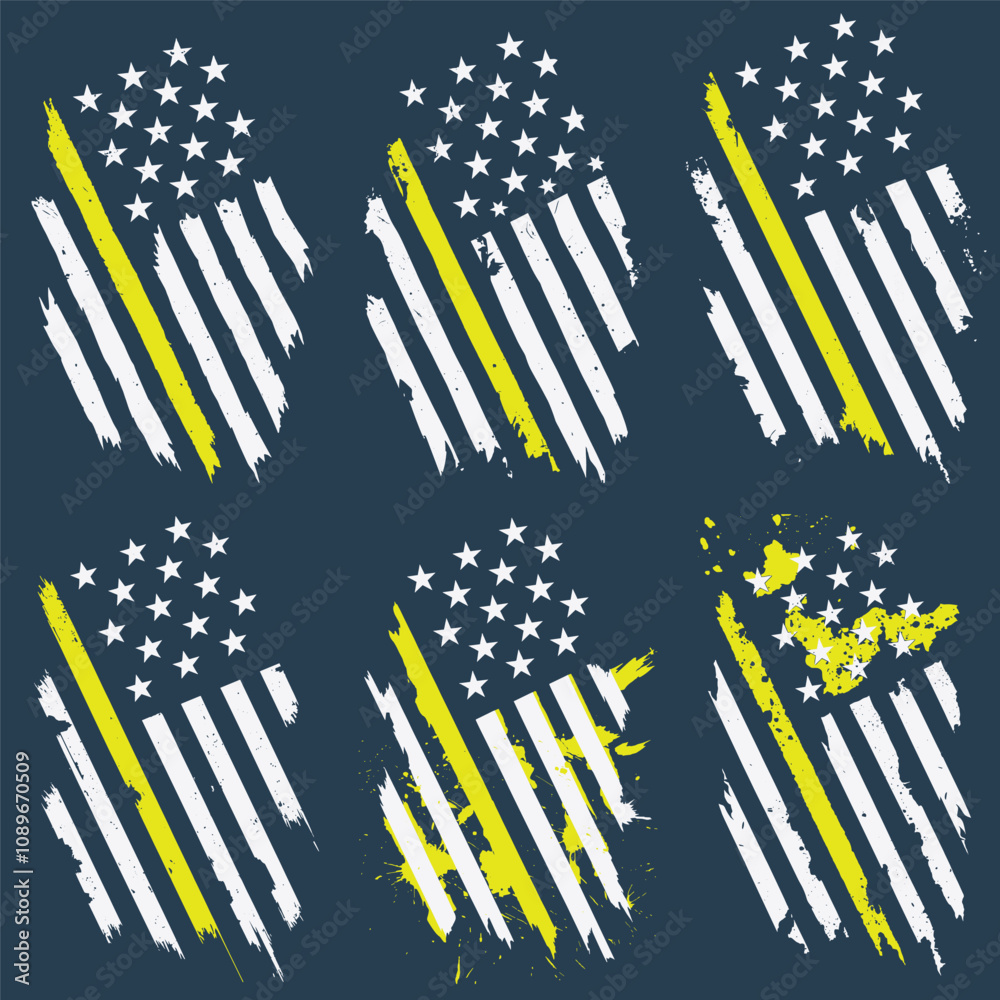 Dispatcher Svg Png, 911 Dispatcher Svg, Dispatch Svg, Distressed Flag ...