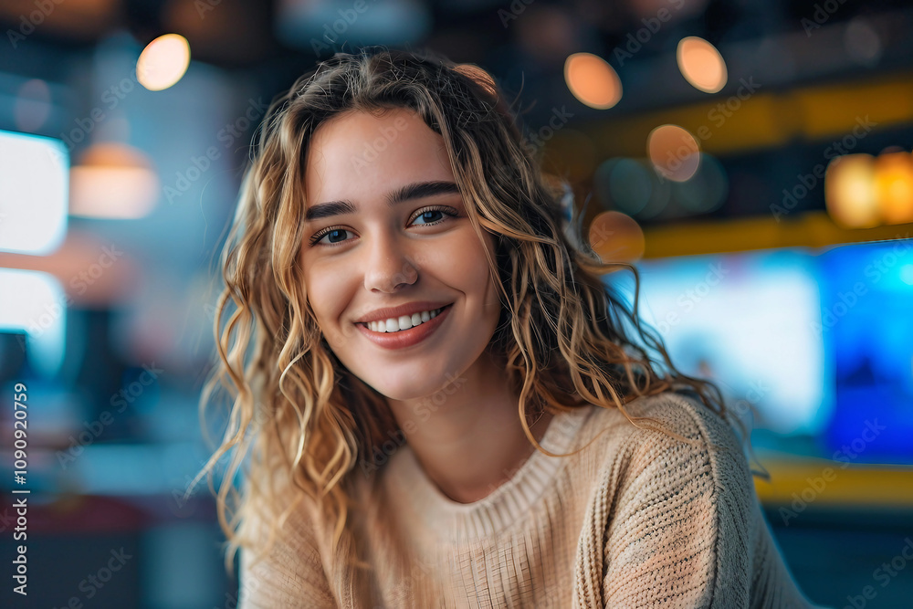 Generative AI professional male female Television Reporter in broadcast ...