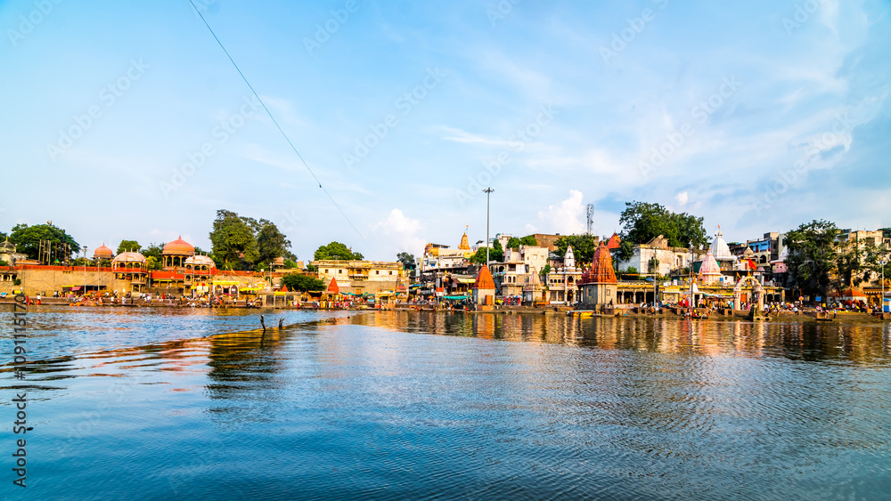 Ram Ghat Ujjain is located on the bank of the river Shipra. The evening ...