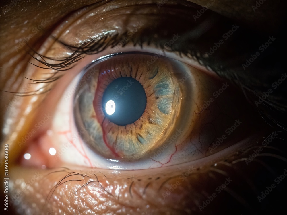 Captivating Low Light Photography of Cataract Examination, Highlighting ...