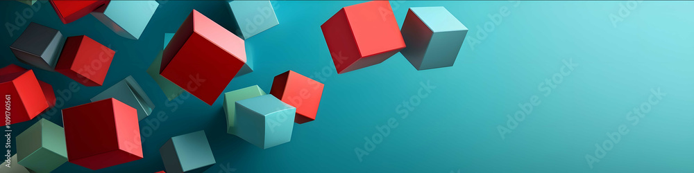 blocks floating Background image Illustration color pallete E9AF1D ...