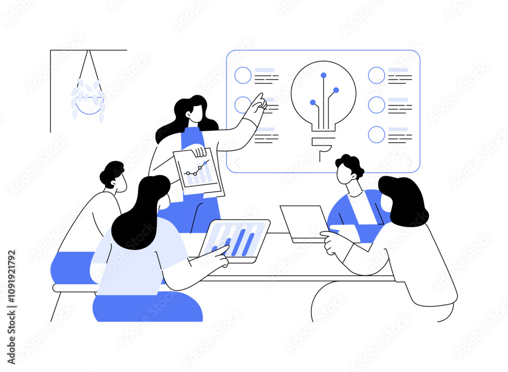 Presentation creation tool isolated cartoon vector illustrations ... Presentation creation tool isolated cartoon vector illustrations ...
