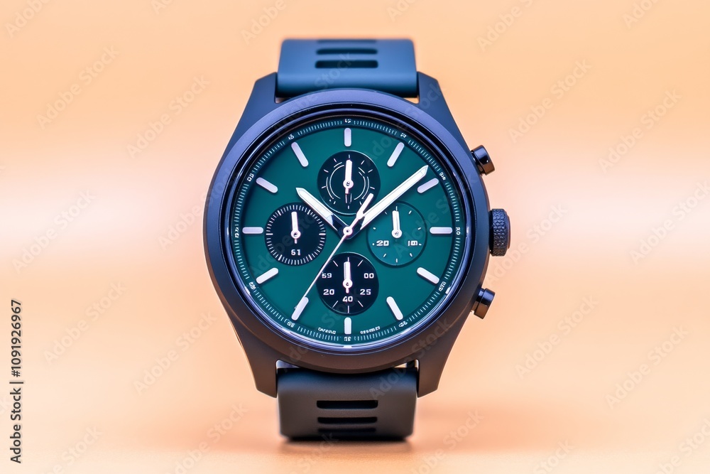 Secret agent watch face displaying a countdown timer, shown in a ...