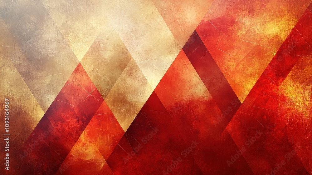 An abstract geometric background with bold triangular patterns in ...