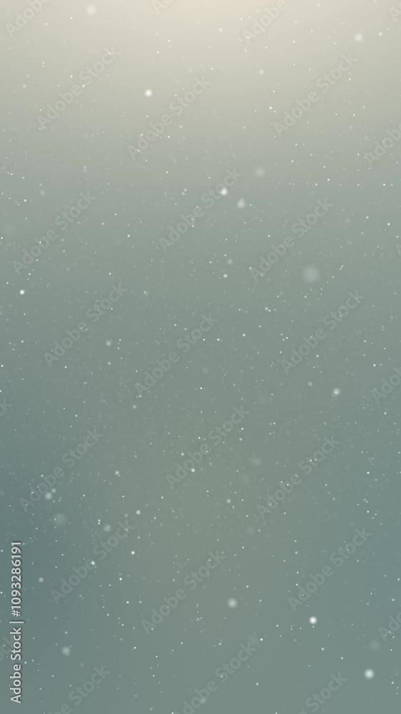 Snowfall Vertical Background. Calm snowfall background, 10 seconds ...