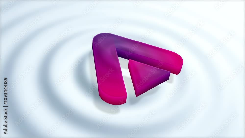 creative 3d new logo reveal animation template, Water electric splash glowing hyper energetic ...