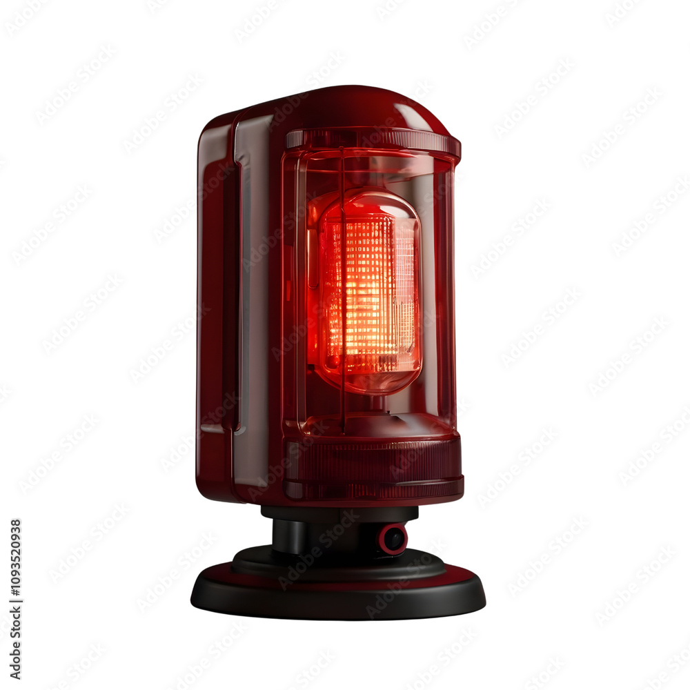 red alert siren with transparent background. Created by AI. Stock Photo ...