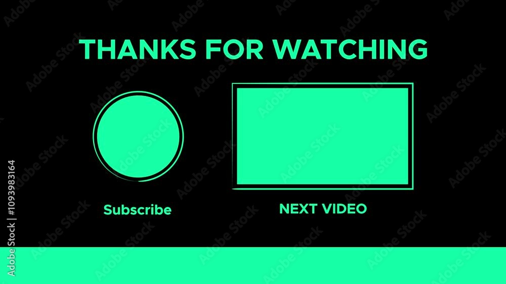 Dynamic YouTube End Screen Animation,Engaging YouTube Outro Animation for Creators,Creative End ...