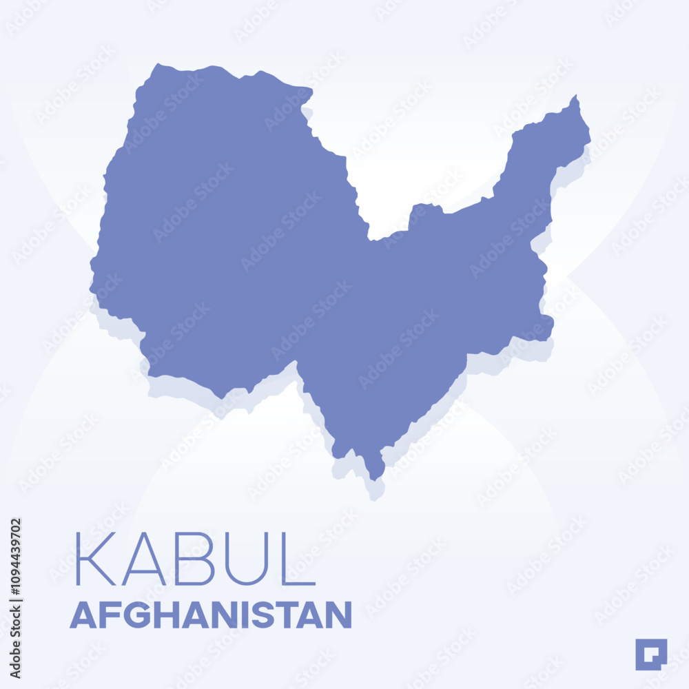 Kabul vector map, Vector map of Kabul, editable eps, AI files, Vector ...