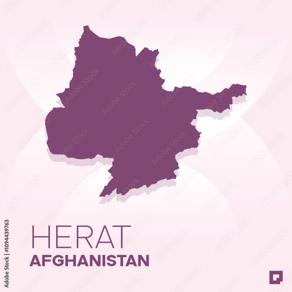 Herat vector map, Vector map of Herat, editable eps, AI files, Vector ...