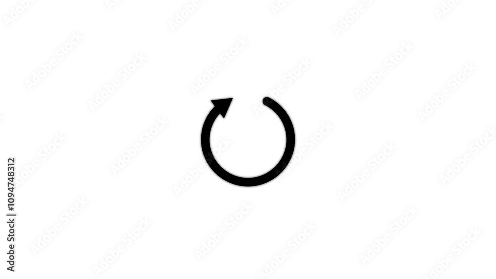 Reload icon animation. Reload network, Loading circle animation and ...