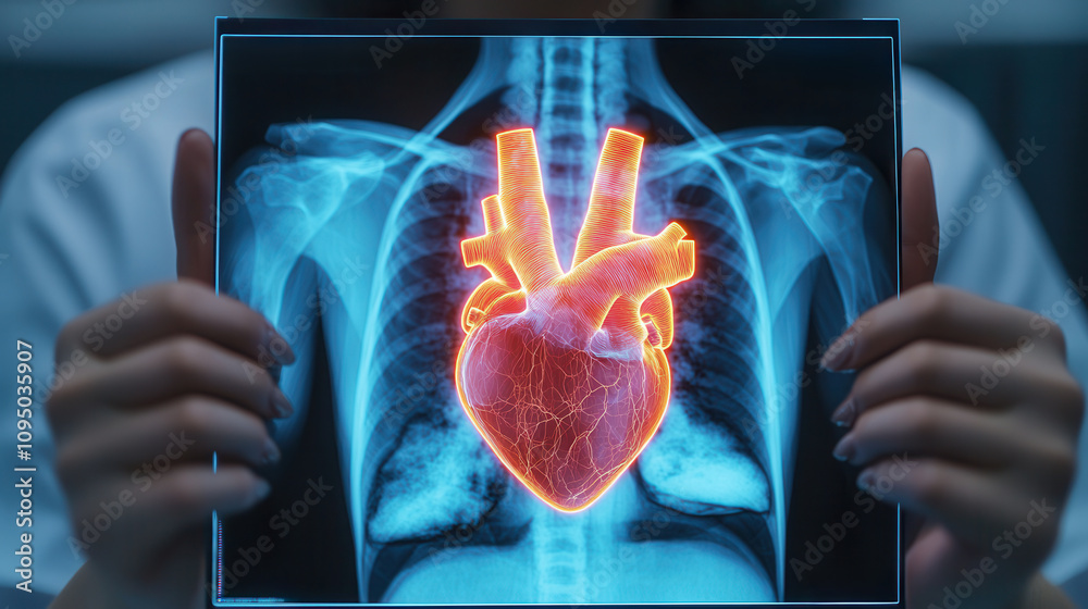 Artificial intelligence in medical detection. medical professional ...