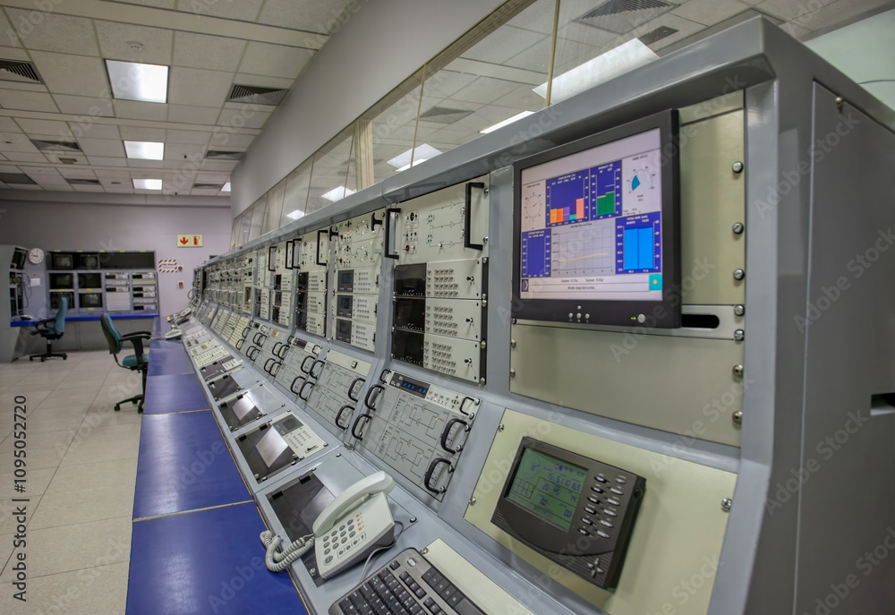 satellite central command Centre , rack server, satellite connections ...