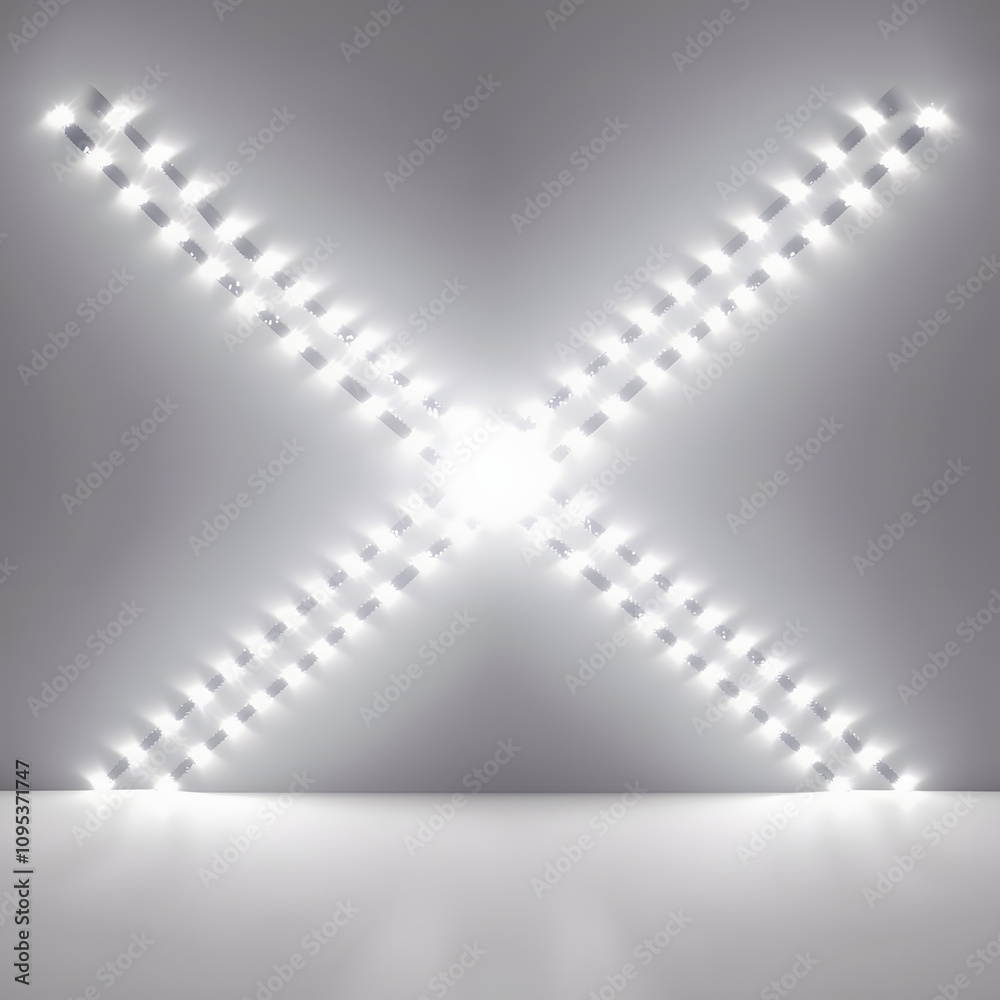 x shaped led wall lights vj loop background image 4k, flashing lights ...