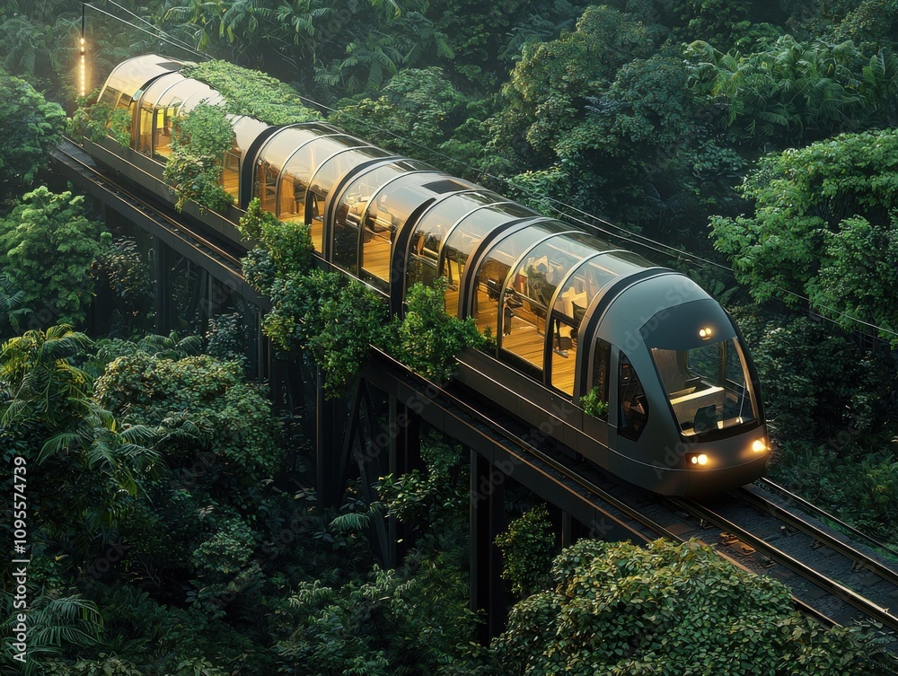 Innovative modular electric train system connecting smart cities lush ...