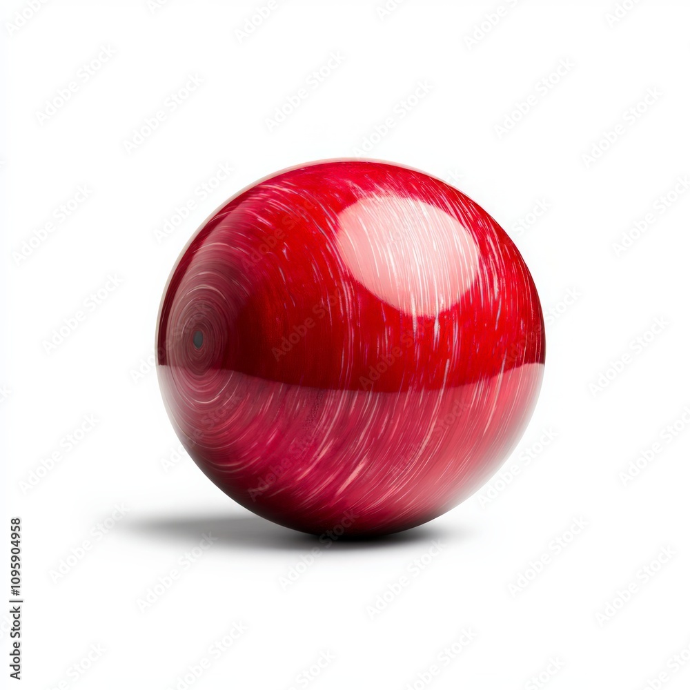 Dynamic red swirl sphere abstract art digital creation studio ...