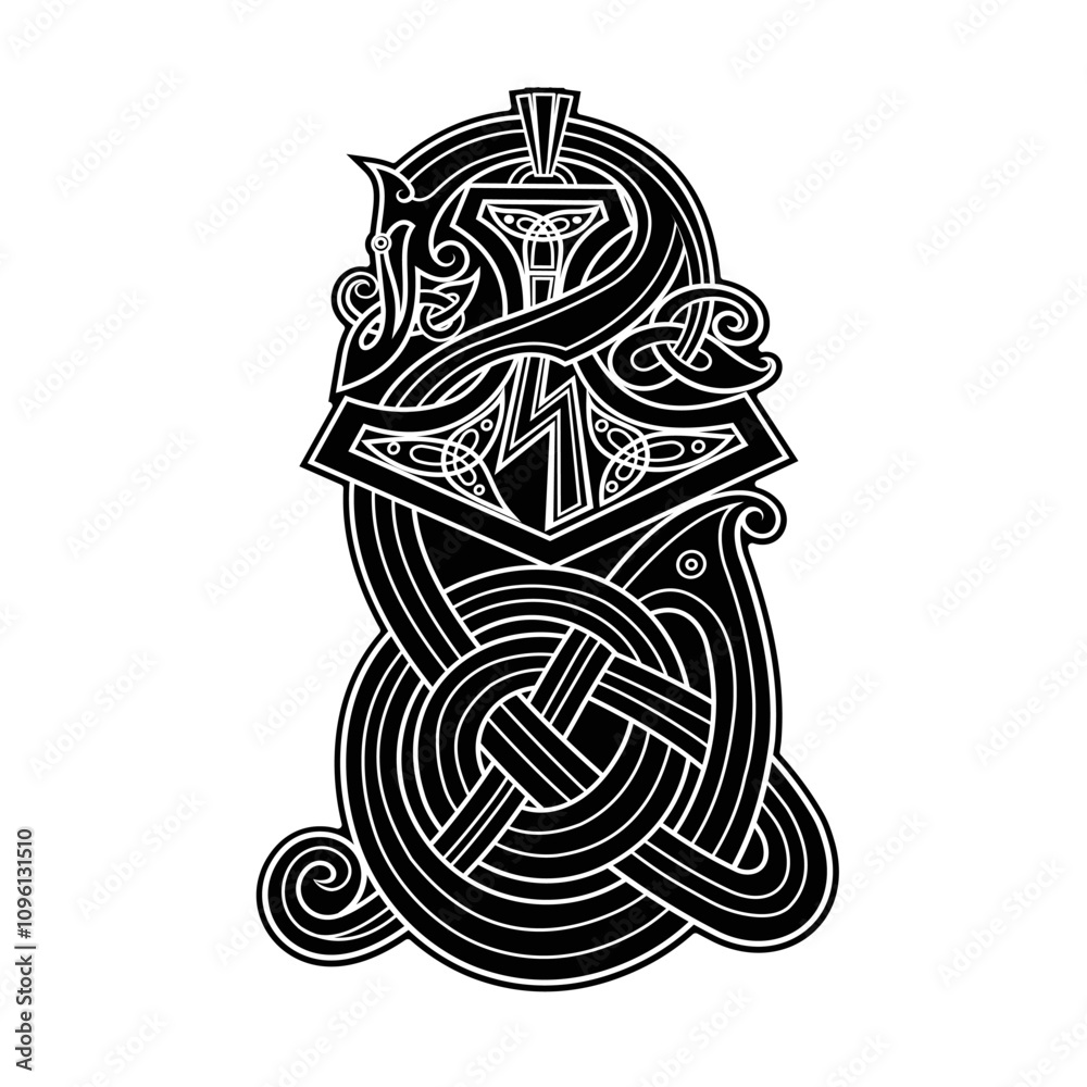 Poster Celtic runes symbol vector illustration – Wall Art | UkPosters
