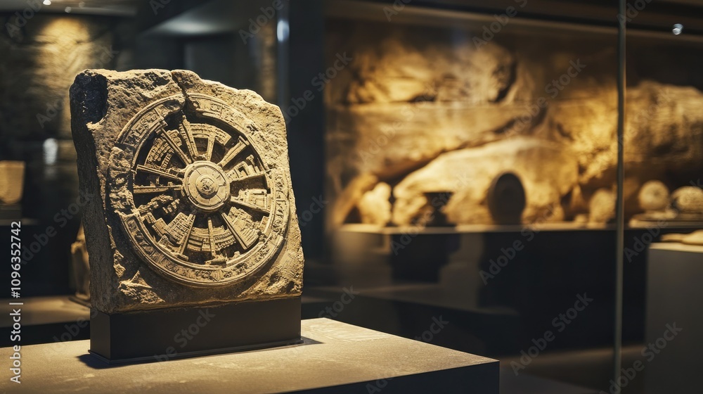 A photograph of the enigmatic Antikythera mechanism with ancient Greek ...