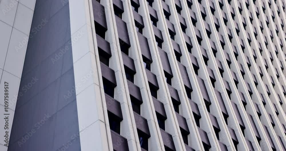 Vidéo Stock City, building and design with exterior for architecture ...