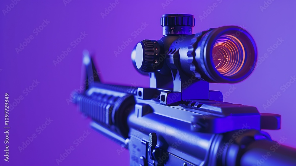 Modern optical collimator sight aiming device for shooting at short ...