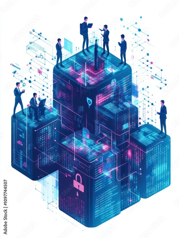 Cyber security risk analysts team reduce risks. Cyber security ...