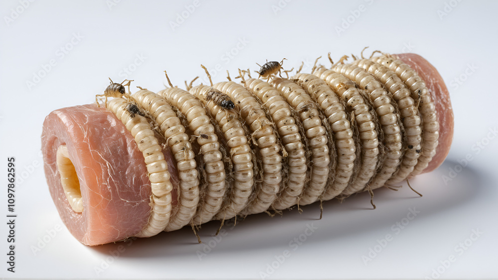 Foto de Wound care concept: Symbolizing wound debridement with a fake ...